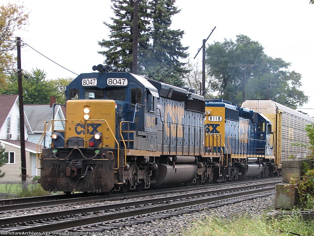 CSX 8047 27JL330............CSXT 8047 & 8118.........................97 cars